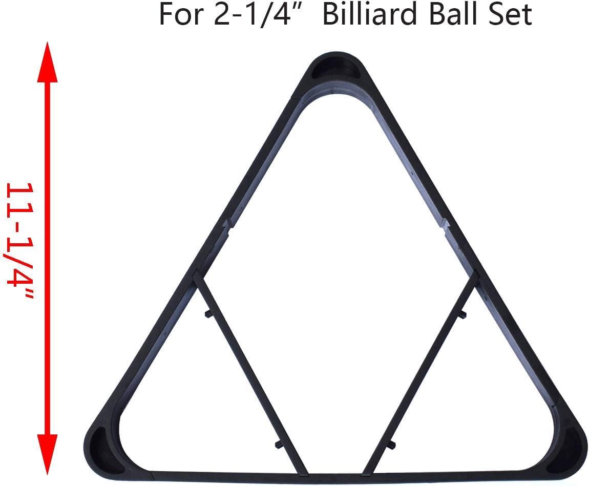 CROWN ME Billiards 16 Ball Triangle Rack - Portable Pool Table ...