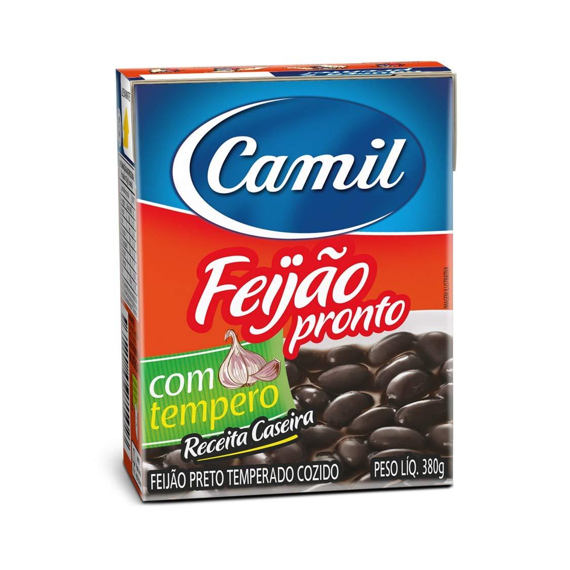 Camil Cooked and Seasoned Black Beans 380g Ready to eat Easy and fast ...