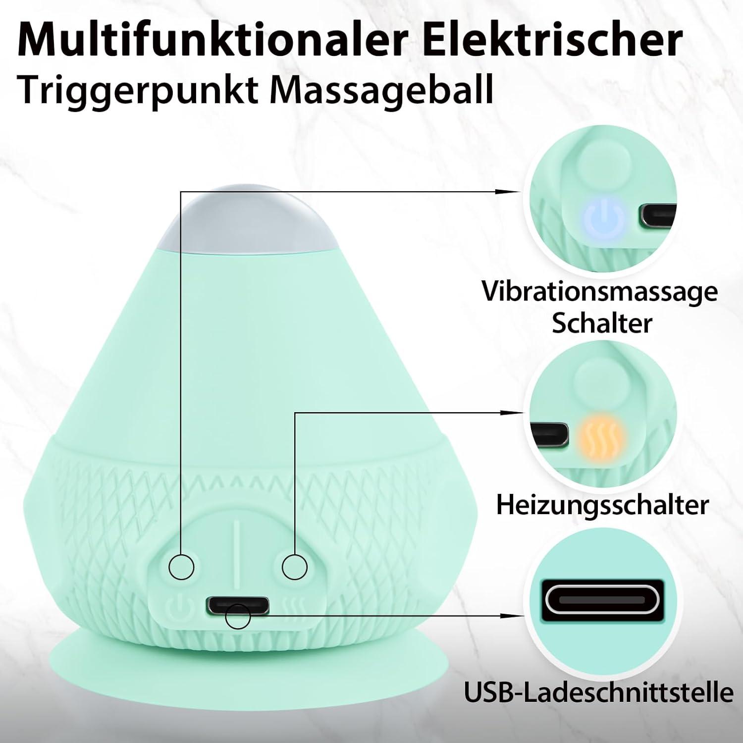 Yosemy Electric Trigger Point Presser | Massage Ball with Suction Cup ...