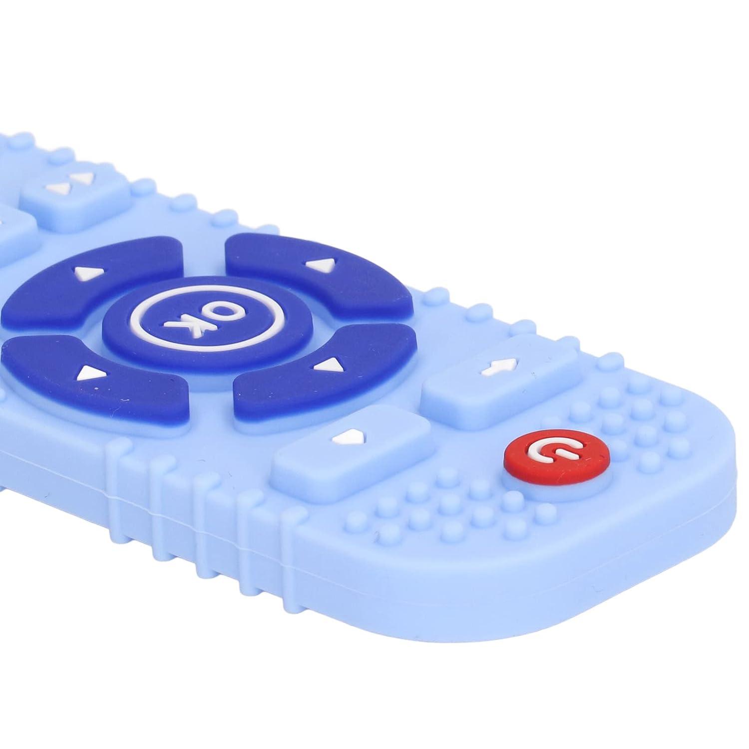 Cartoon Silicone Teething Toy for Toddlers - Educational TV Control Toy ...