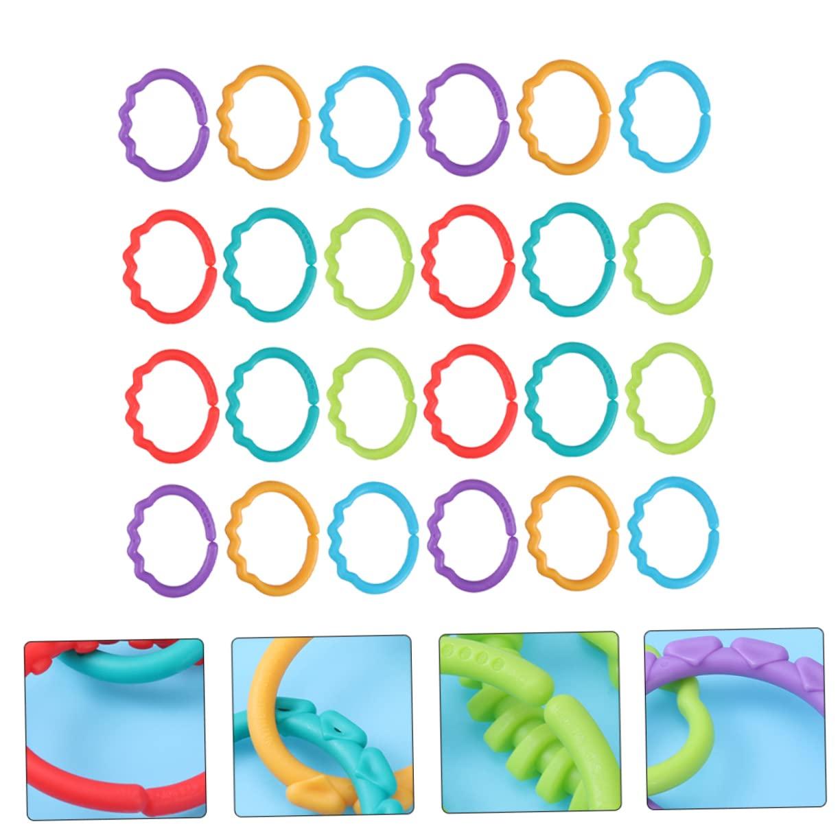 SAFIGLE 72pcs Infant Grabbing & Teething Toys | Colorful Hand Hold ...