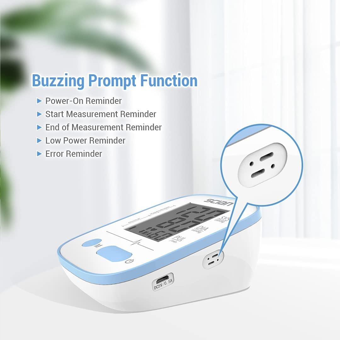 SCIAN Digital Blood Pressure Monitor Upper Arm -USB Charging 90 Memory ...