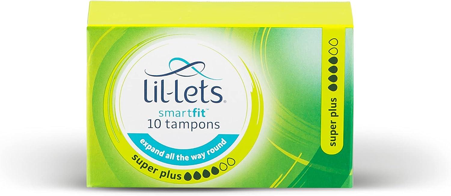 Lil-Lets Extra Comfort Super Plus Absorbency Non-Applicator Tampon 10 ...
