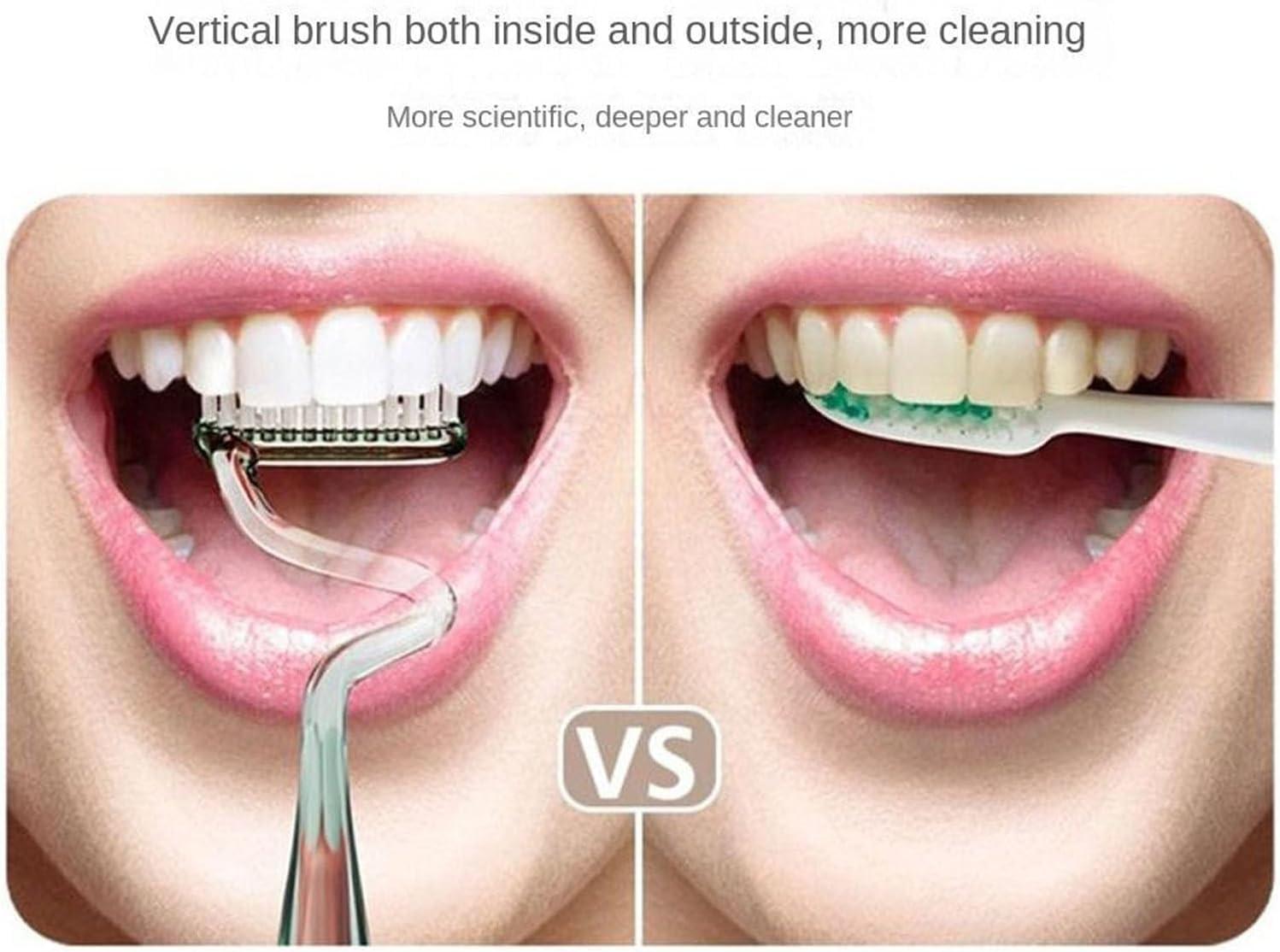 Scientific S-Shaped Vertical Toothbrush | Ultra-Clean Soft Bristles for ...