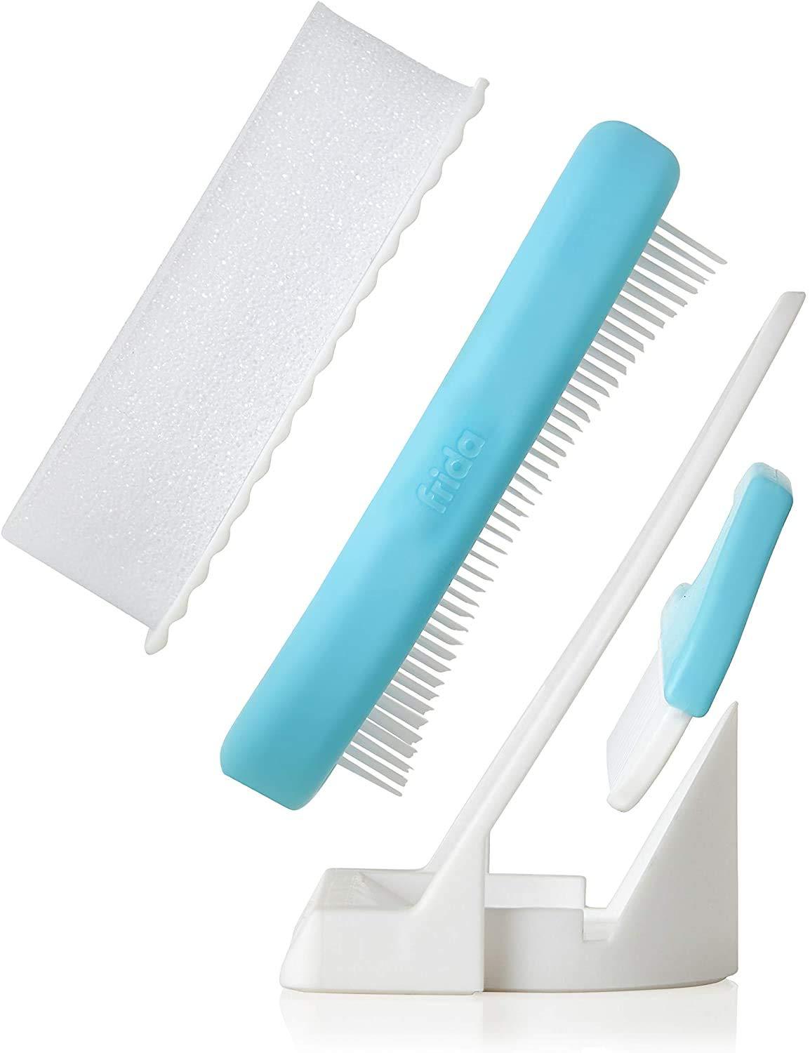 Fridababy DermaFrida 3-Step Cradle Cap System: Sponge Brush Comb with ...