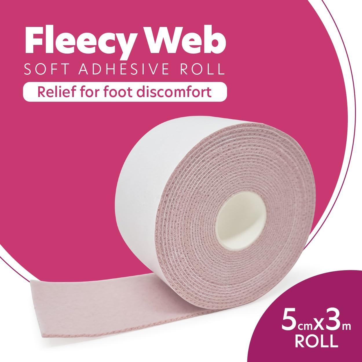 JFA Medical Fleecy Web Adhesive Roll 5cm x 3m - Foot Care Support | Buy ...