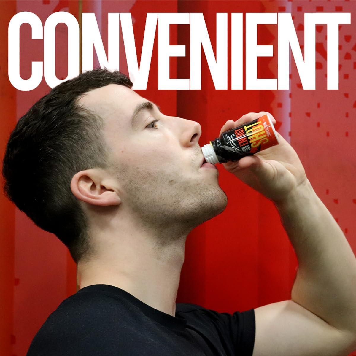 Warrior RAGE ENERGY SHOT 12-Pack - Pre Workout Drink with 200mg Caffeine, Natural Flavorings ...