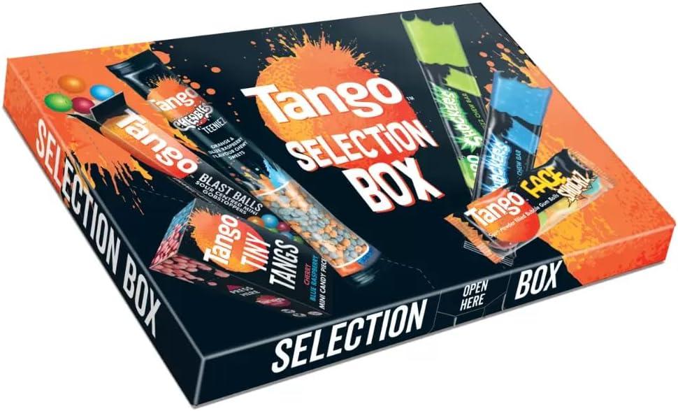 Tango Sweet Selection Box - 138g Variety Pack with Blast Balls Chewbies Teeniez Face Shockz ...