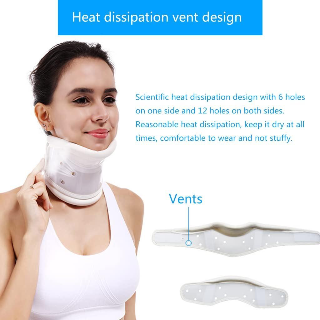 Breathable Neck Brace - Adjustable Cervical Traction Support & Neck ...
