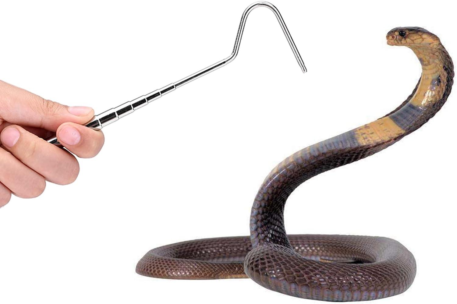 Stainless Steel Snake Tongs | Extensible Telescoping Snake Hook | Snake ...