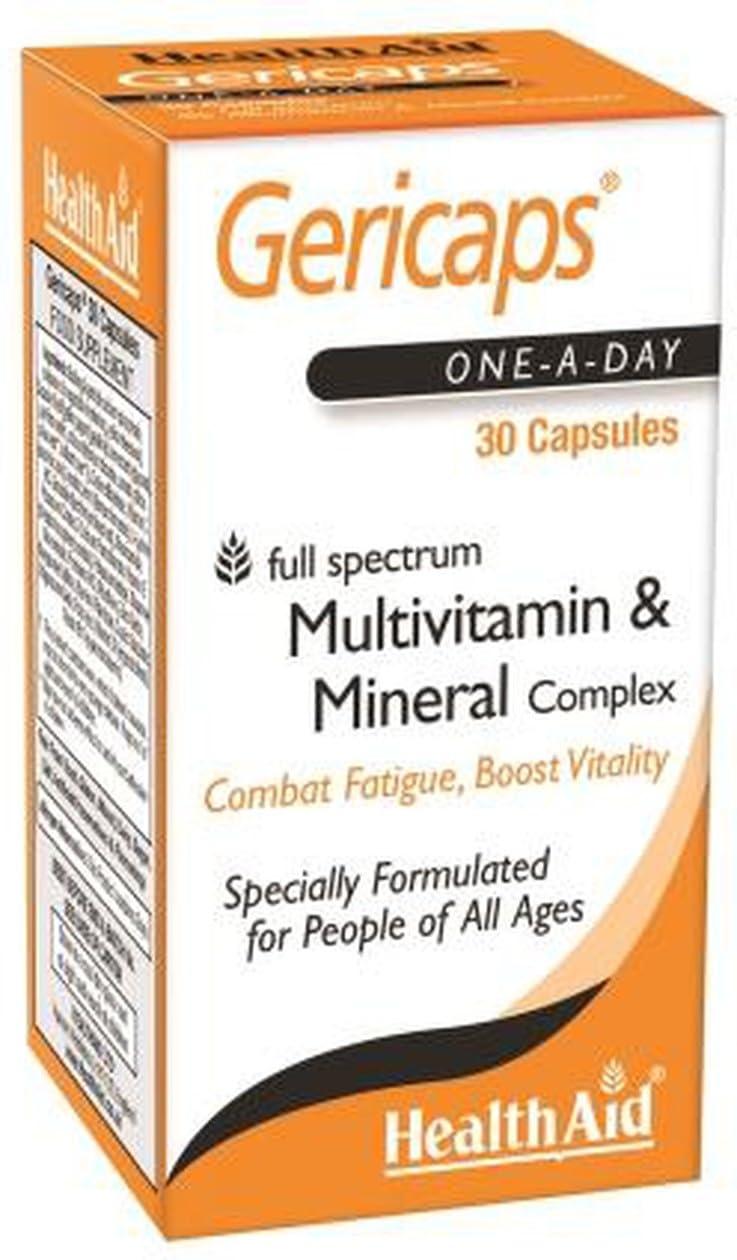 Health Aid Gericaps Multinutriente 30 Caps | Buy Now with Express ...