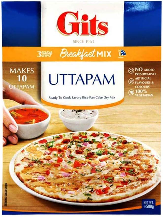 GITS Uttapam Mix 500G | GITS Uttapam Instant Breakfast Mix | Indian ...