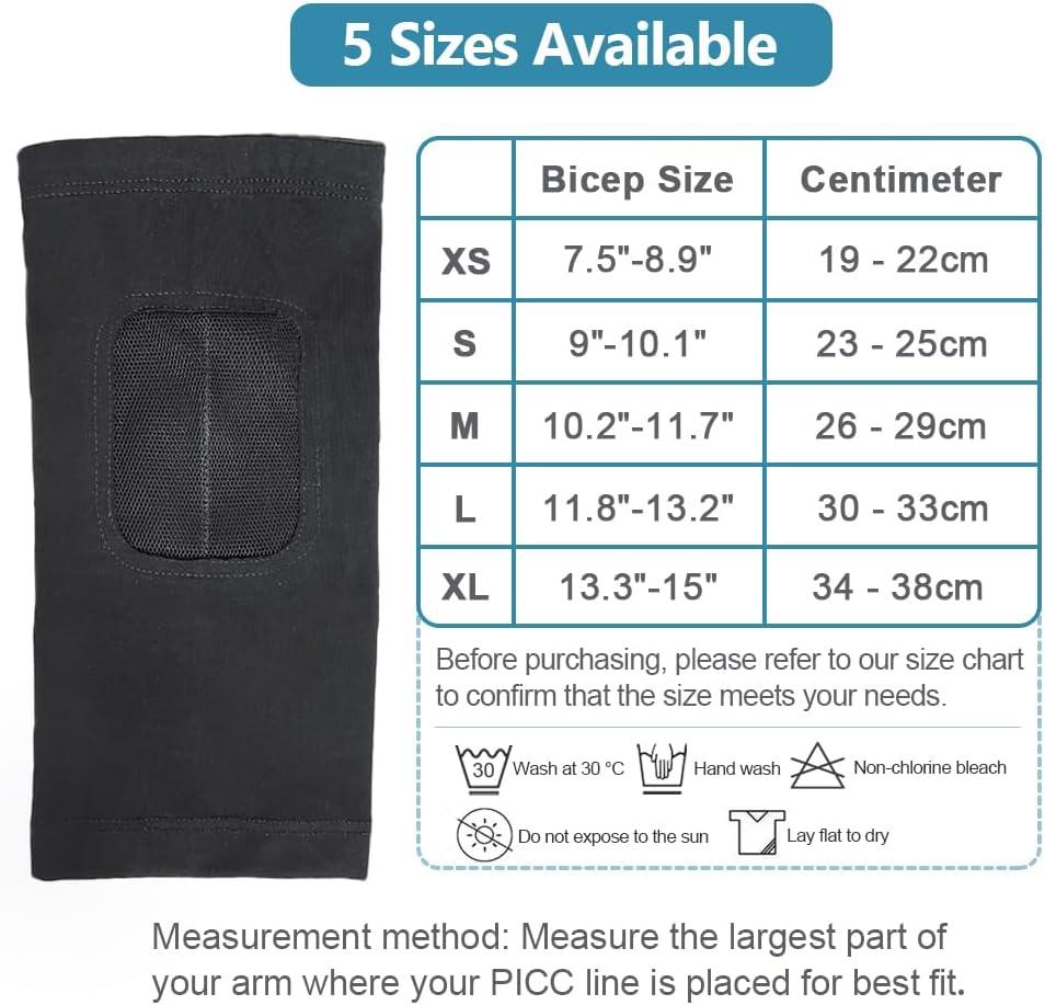 WXFEXIA PICC Line Cover | Breathable Forearm Protector | Comfort Cast ...
