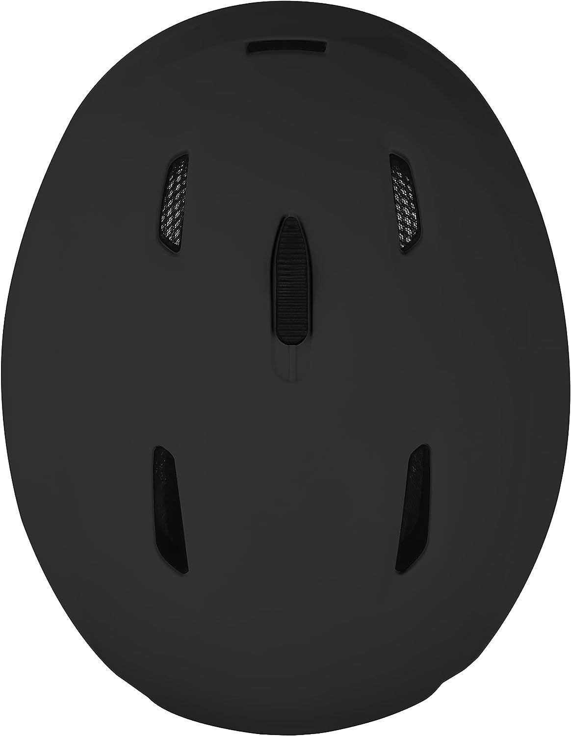 Retrospec Zephyr Ski & Snowboard Helmet for Adults - Matte Black Large ...