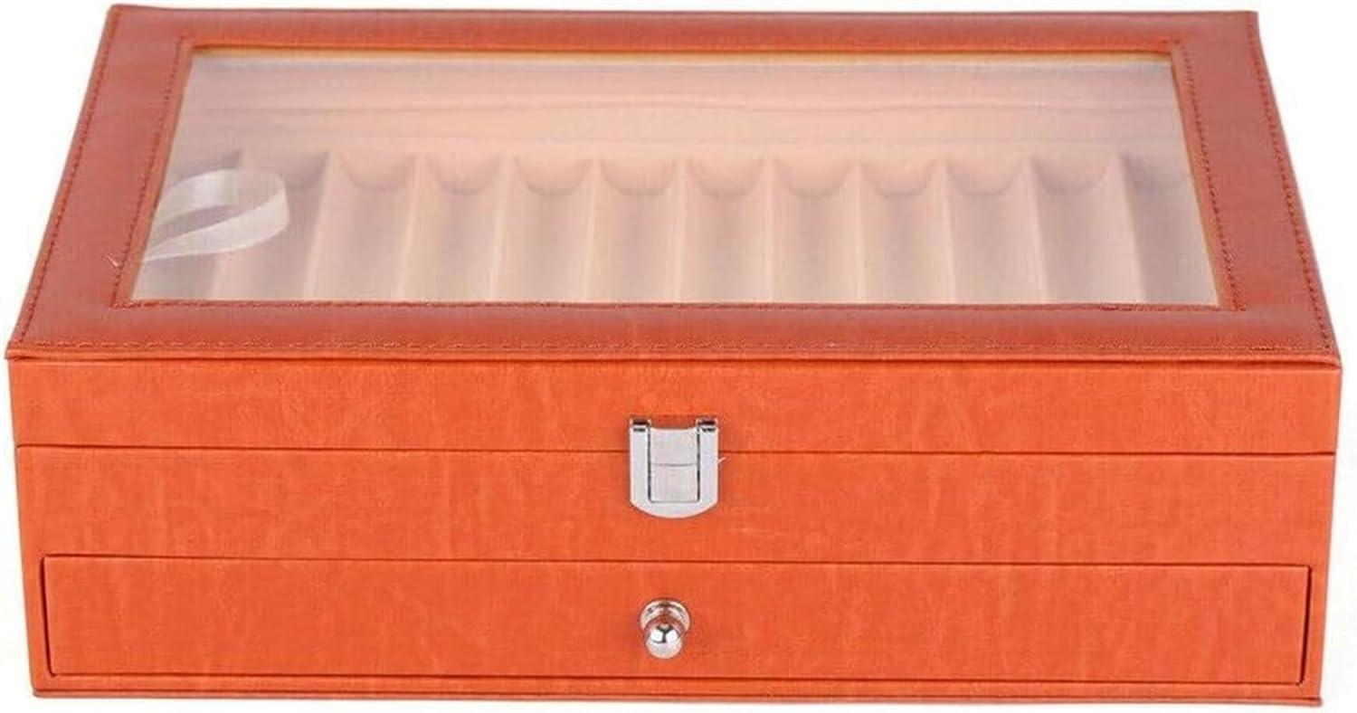 Pen Display case 3-Layer Fountain Pen Display Box 36 Slot Pen Storage ...