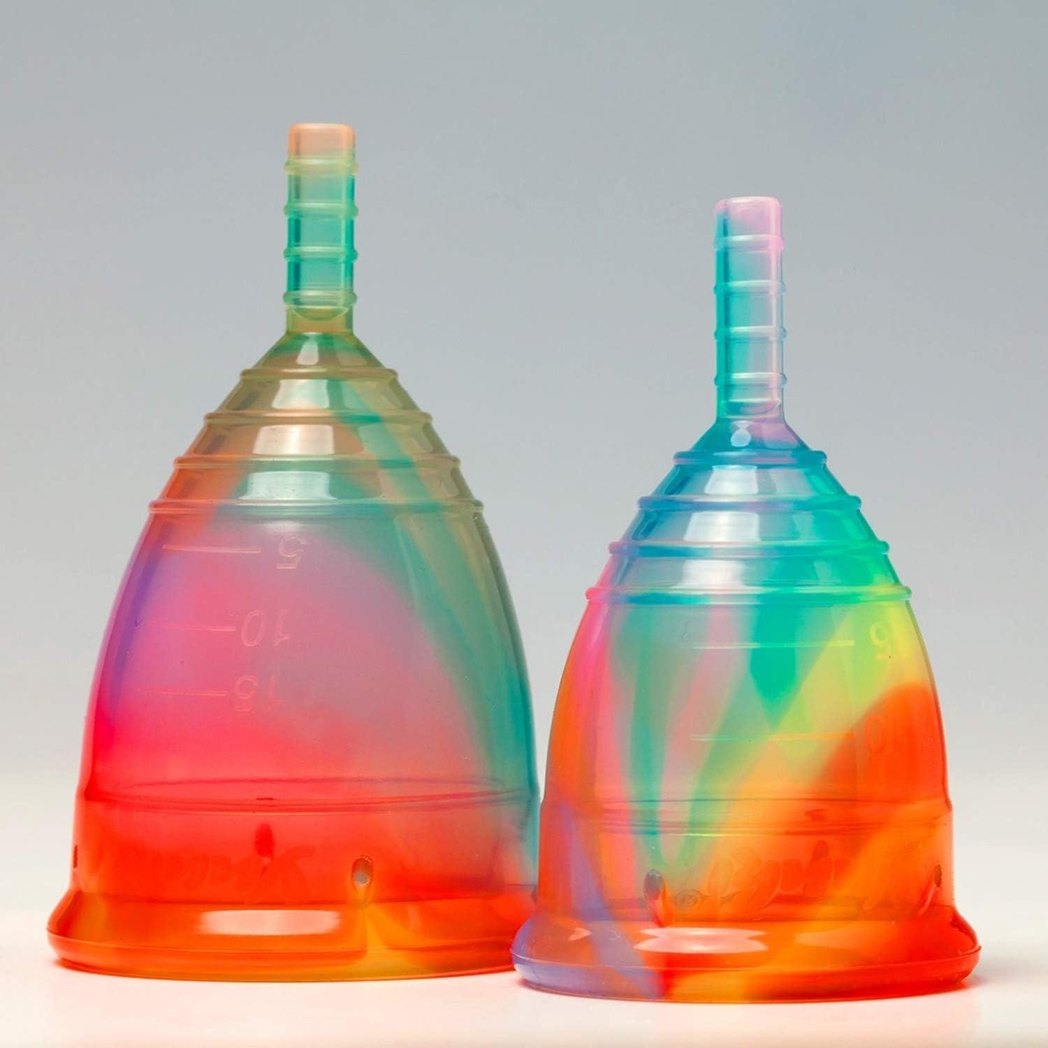 Buy Yuuki Soft Rainbow Jolly Small Menstruation Cup - Medical Silicone ...