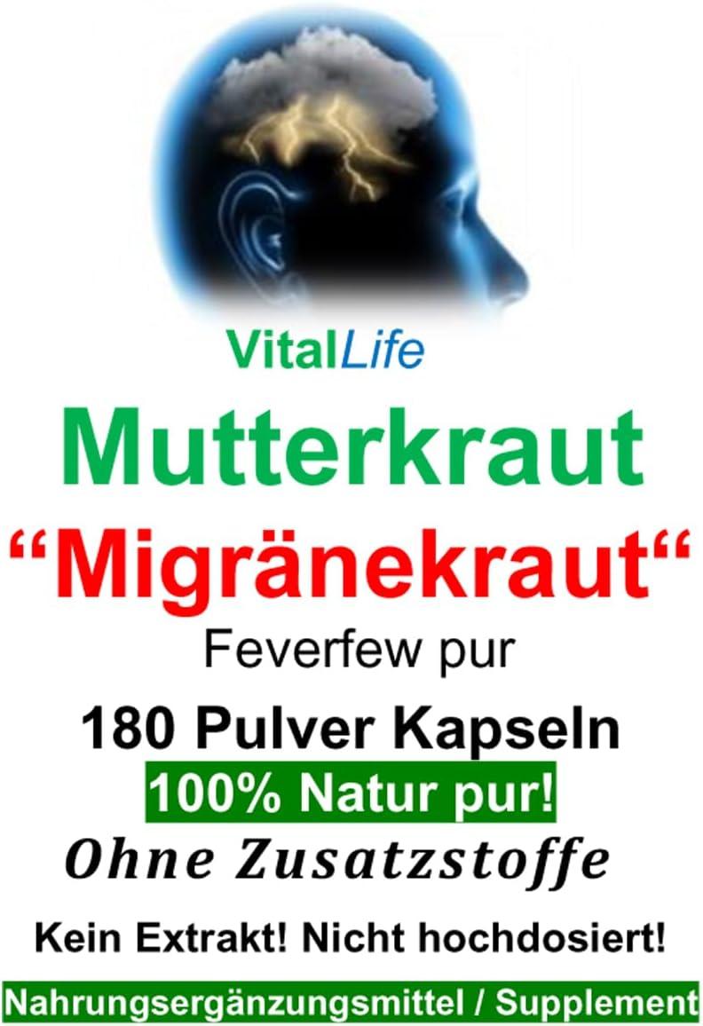 Buy Feverfew 180 Capsules for Migraine Relief - Pure Nature Supplement ...