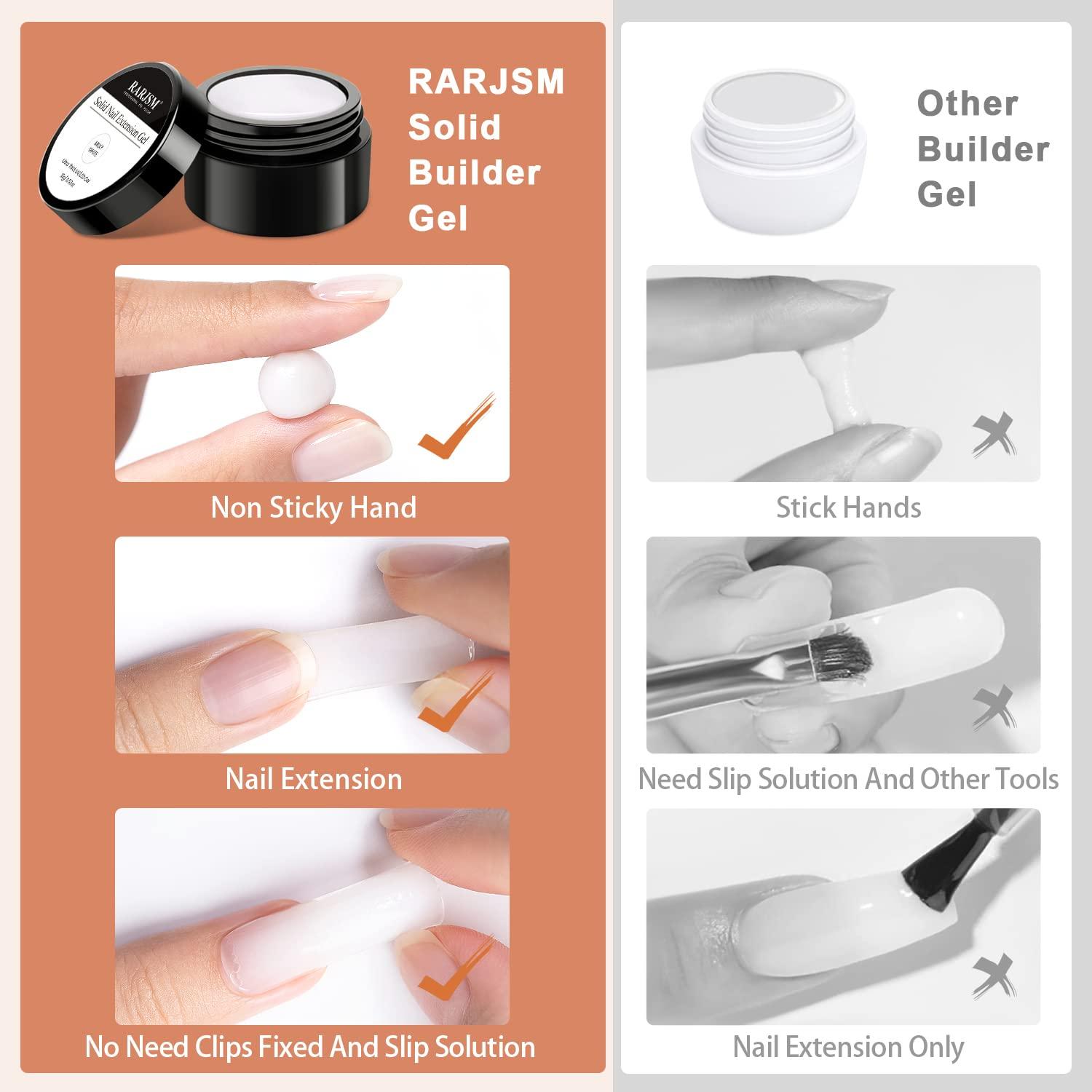 RARJSM Milky White Solid Builder Gel for Nail Extension - 15g | Buy Now ...