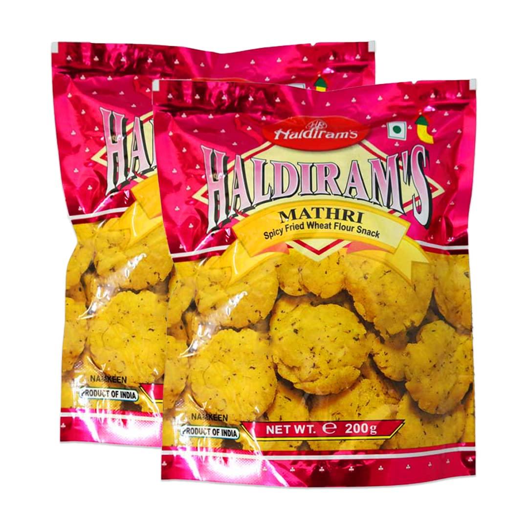 Haldiram's Mathri | 200g | Tea Time Snacks | Traditional Indian Snacks ...