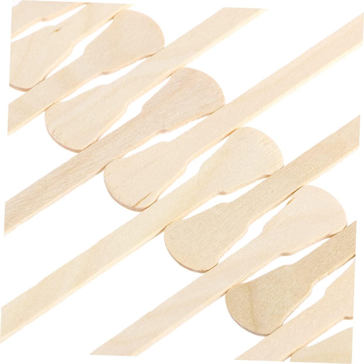 Magiclulu 150 PCS Wax Spatula Sticks for Ear & Nasal Hair Removal ...