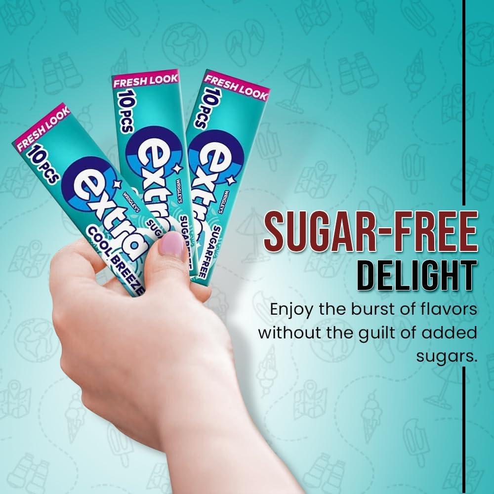 Extra Chewing Gum 10 x Sugar Free Selection Fresh Bulk box All Mix ...