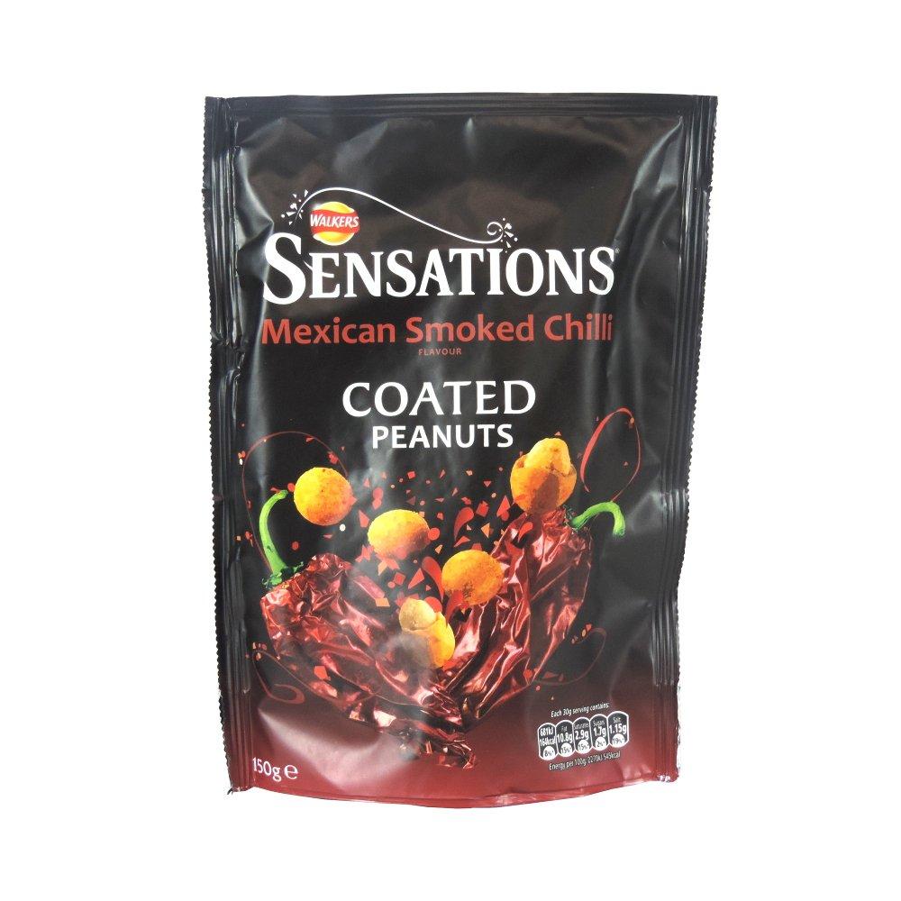 Walkers - Sensations - Mexican Smoked Chilli - Coated Peanuts - 150g