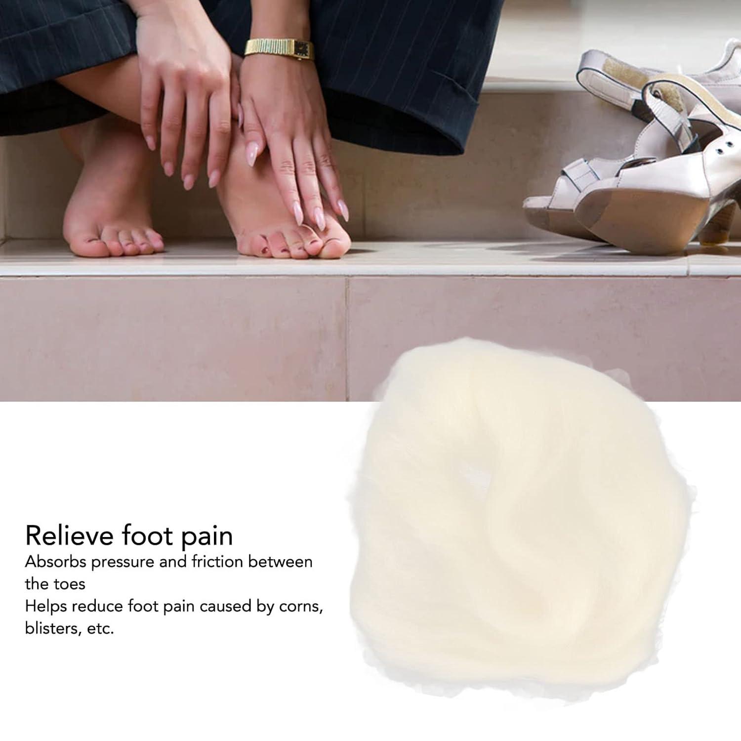 Wool Cushioning Toe Separator - Reduce Blisters and Relieve Pain ...