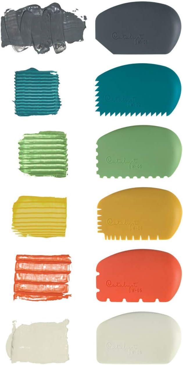 Princeton Catalyst Tools Green Wedge - Art Supplies for Texturizing and ...