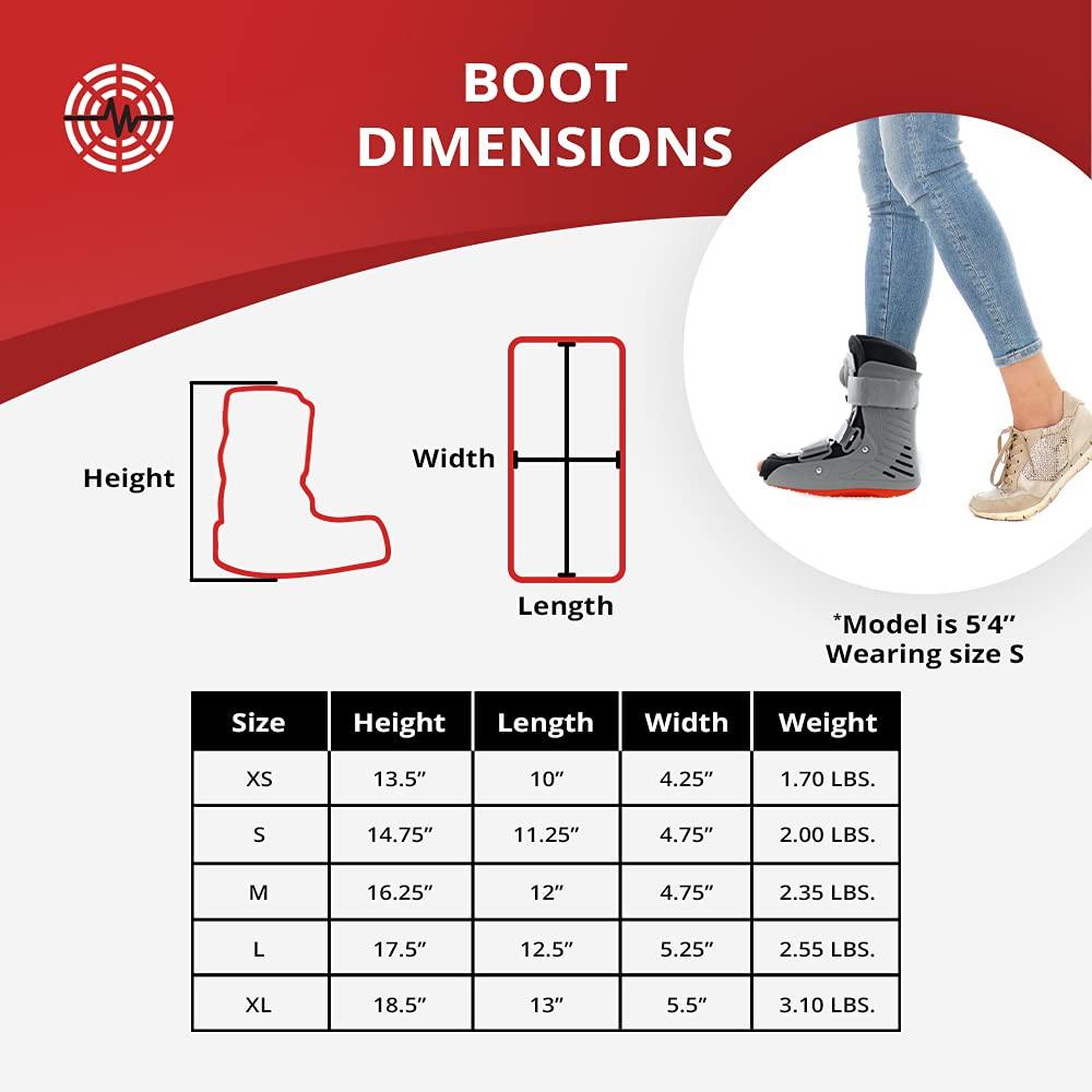 ManaMed Royal Boot Air Short CAM Boot - Med | Orthopedic Walking Boot ...