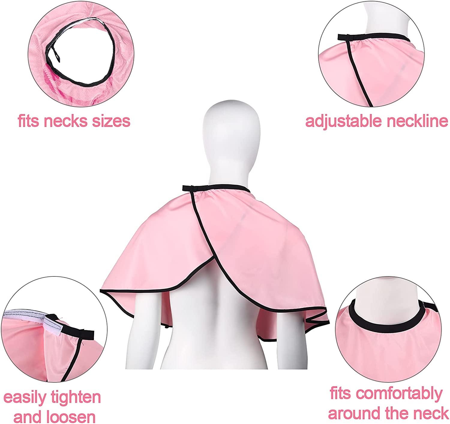 3 Pieces Makeup Capes for Clients Makeup Bibs Comb-out Beard Aprons ...
