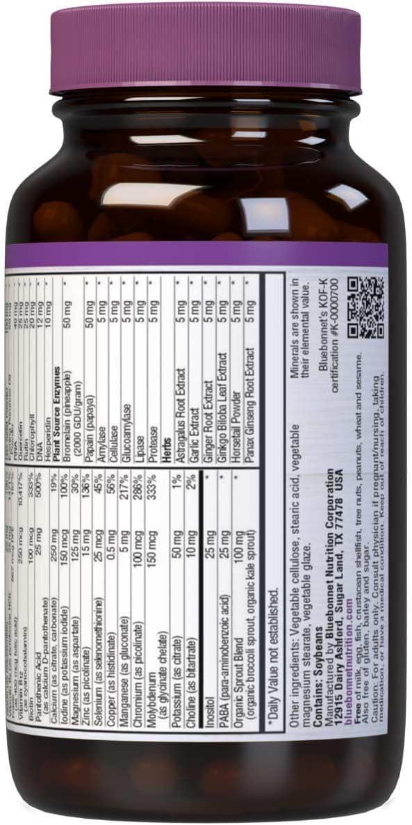 Bluebonnet Nutrition Super Earth Multinutrient 90 Capsules - Complete ...