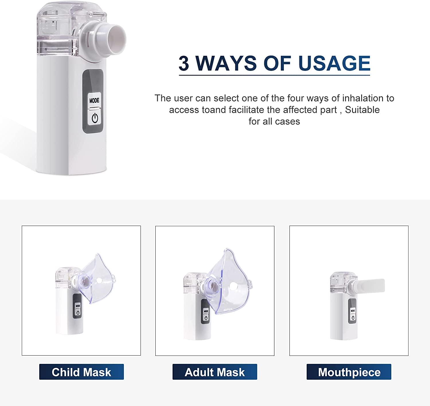 Nebulizer Machine for Adults & Kids - Portable Handheld Personal Steam ...