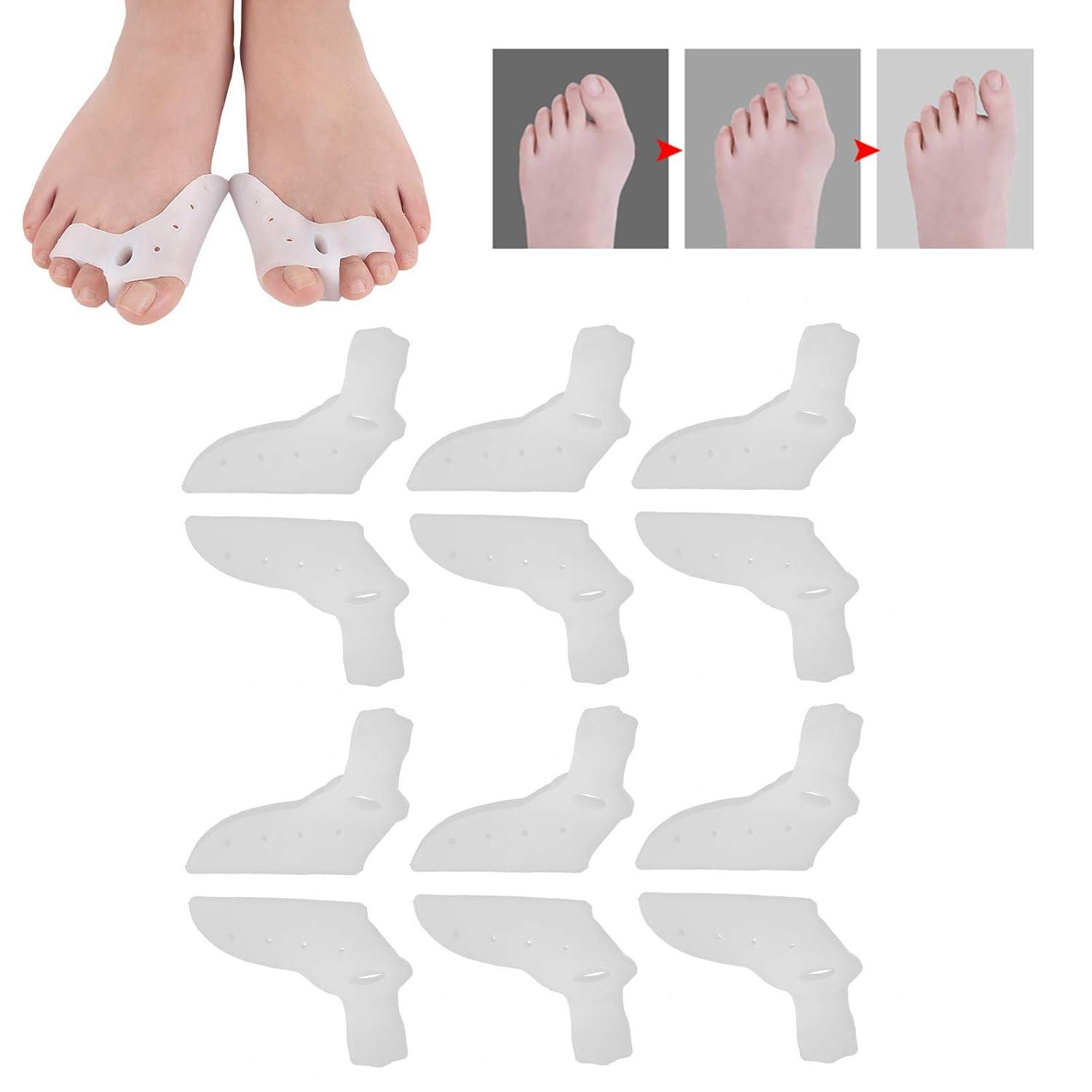 SEBS Big Toe Separator Soft Pad - 6 Pairs for Pain Relief and ...