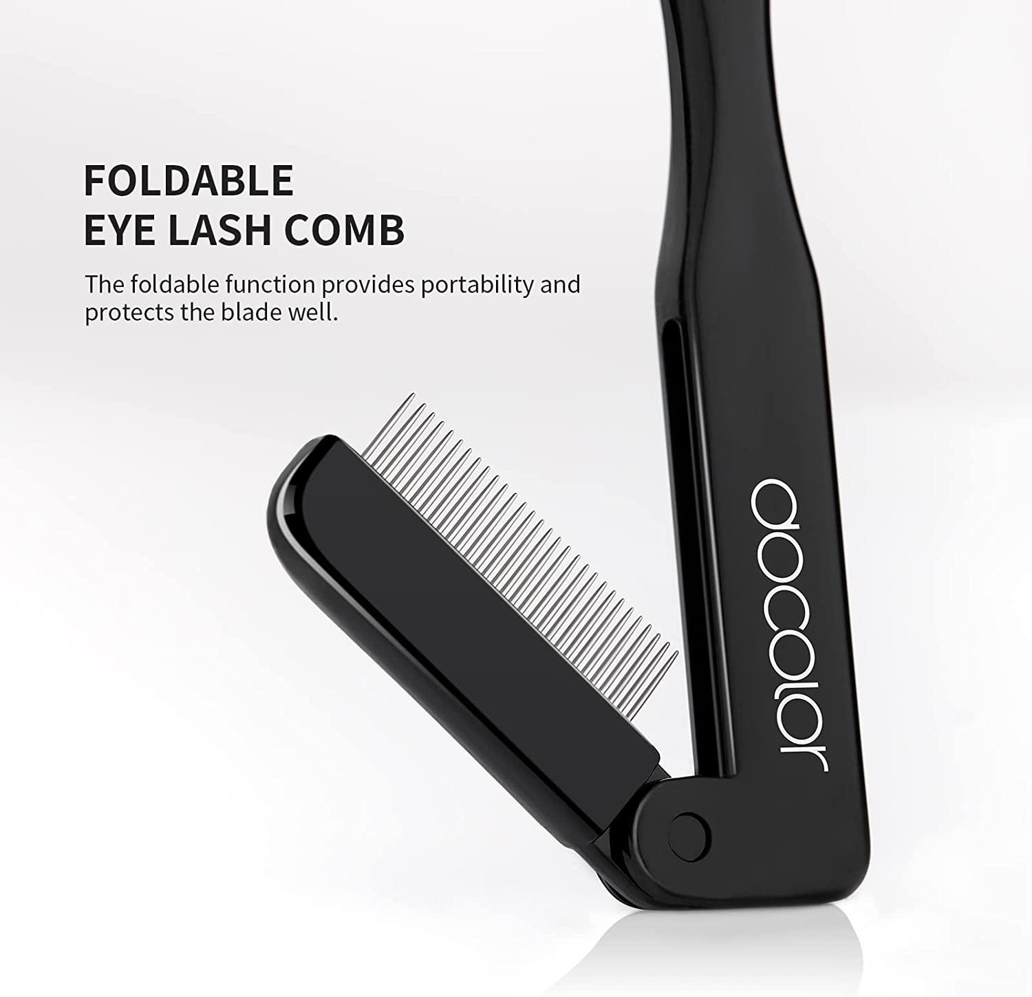 Foldable Eyelash Comb Separator - Docolor Arc Design Mascara Applicator ...