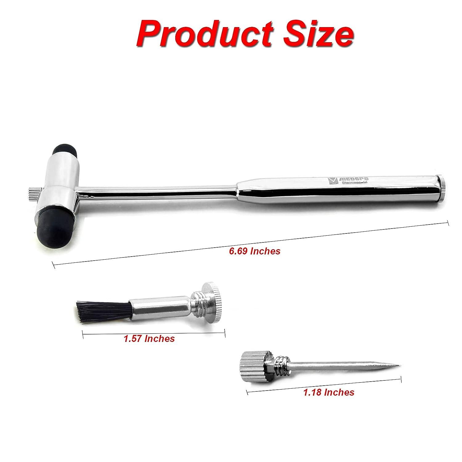 MEDSPO Professional Medical Reflex Hammer | Neurological Diagnostic | Surgical Taylor Percussion ...
