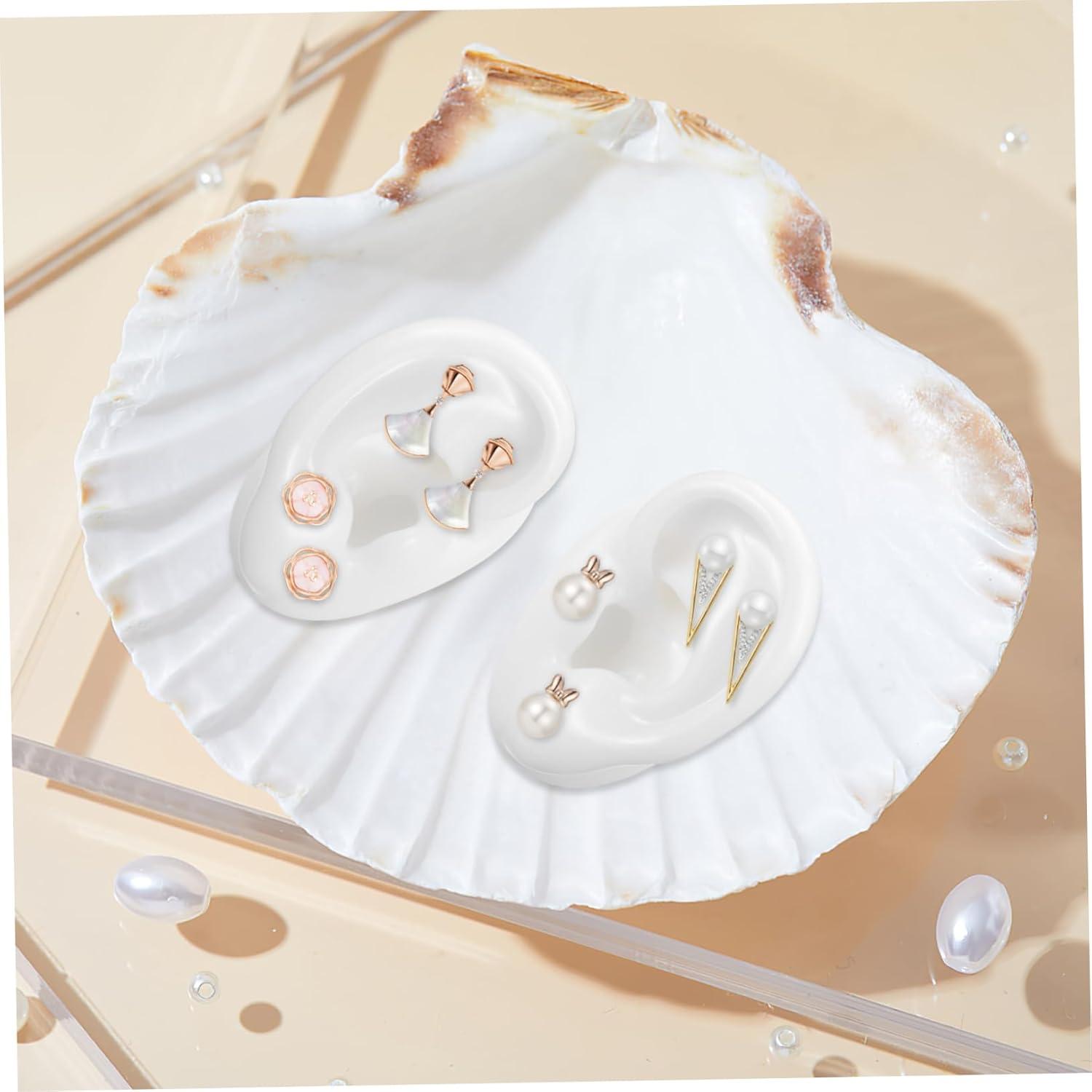 Buy 5 Pairs Silicone Artificial Ear Models - Realistic Simulation Ear ...