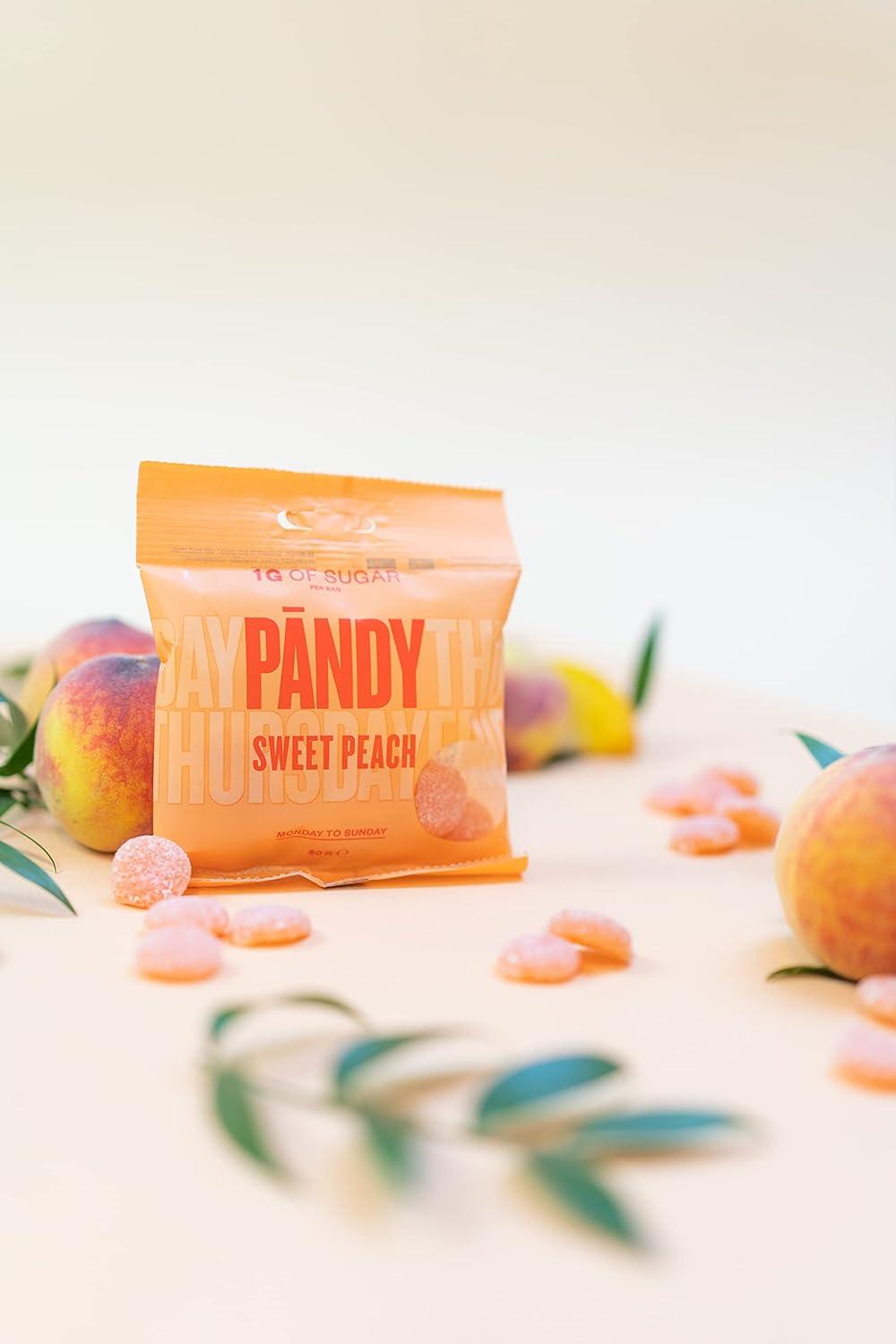 PANDY Candy SWEET PEACH - Gummy Candies Bag Only 1g Sugar & 80 Calories ...