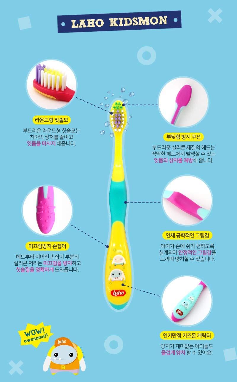 TheWoodland KidsMon Toothbrush 10-Pack for 3-6 Years | Assorted Colors ...