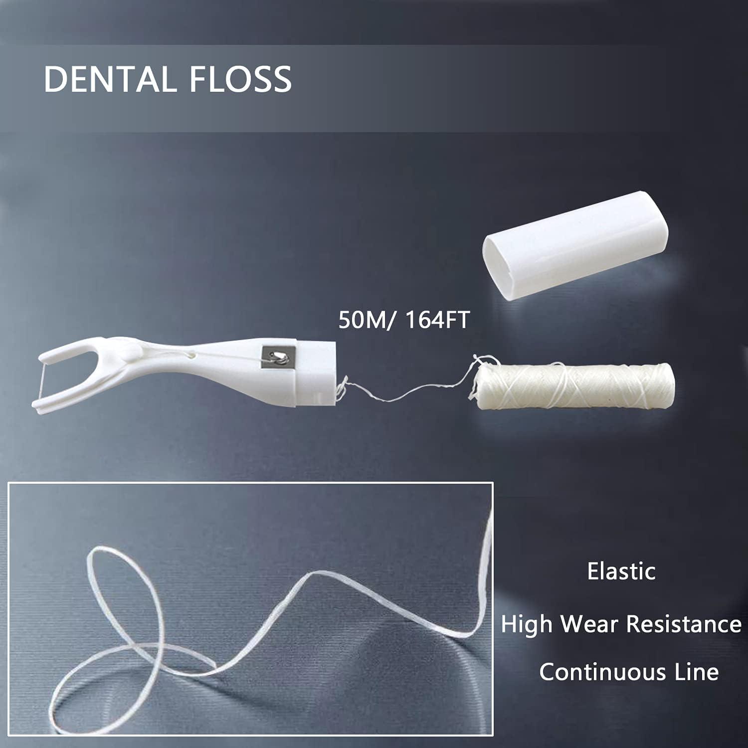 Dental Floss Spool & Interdental Brush - 50 Meter Dental Care ...