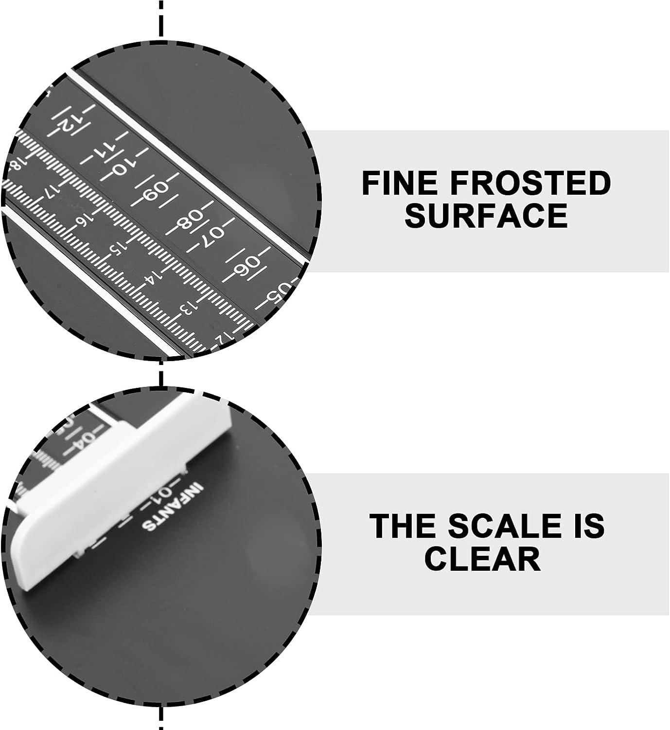 DOITOOL 2pcs Shoe Measurement Ruler - Feet Size Measurer for Adult Kids ...