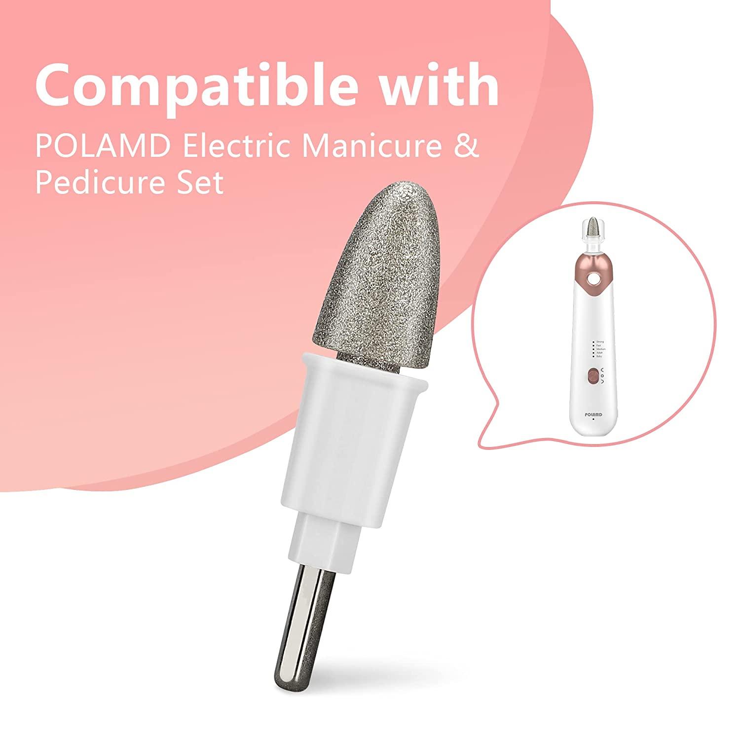 Sapphire Cone Nail Drill Bit for POLAMD Manicure Pedicure Set - Ideal ...