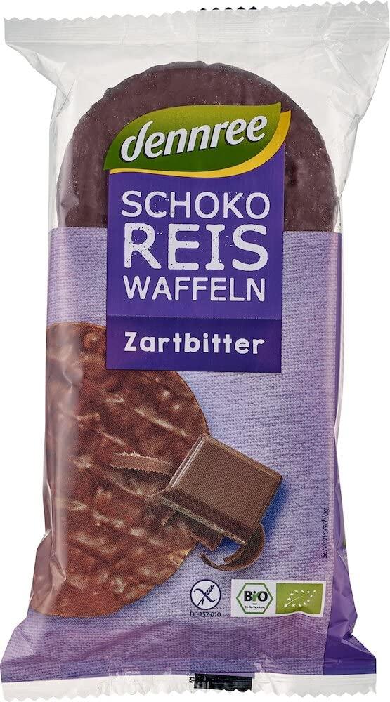 Buy dennree Organic Dark Chocolate Rice Cakes - 100g | Healthy Snack ...