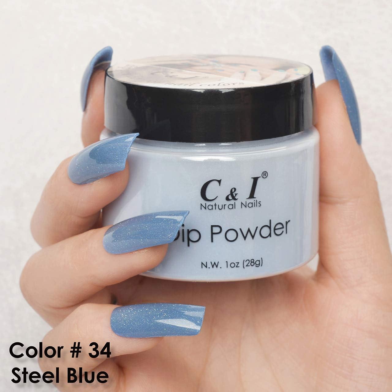 C & I Dip Powder Colour No. 034 Steel Blue Colour System | Buy Now with ...