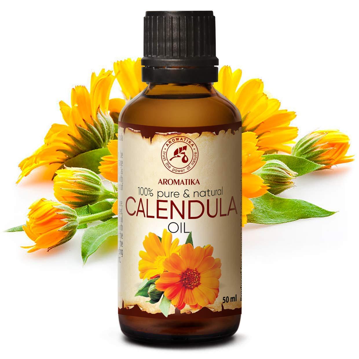 Calendula Oil 1.7 Fl Oz (50ml) - 100% Pure & Natural - Infused with ...