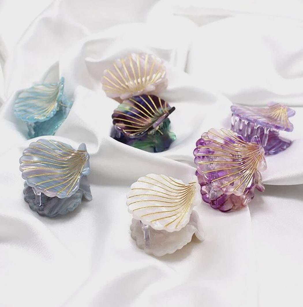 12 Pieces Klue Clips Seashell Hair Claw Clips - Vintage Mini Mussel ...