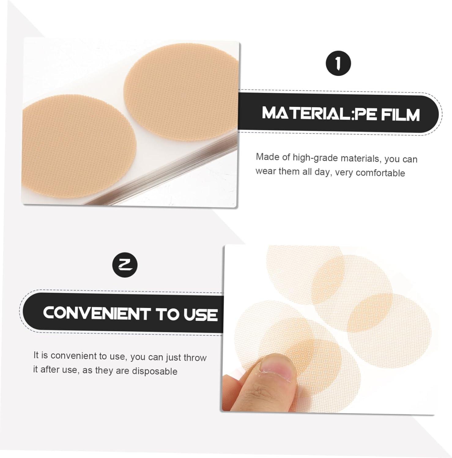 Marmerdo Men's Nipple Stickers - 50 Pairs Breathable Nipple Covers ...