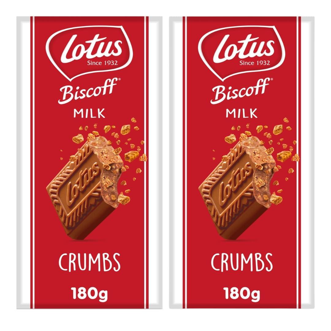Caramel Biscuit Bundle with Lotus Biscoff Milk Chocolate Bar 180g (2 ...