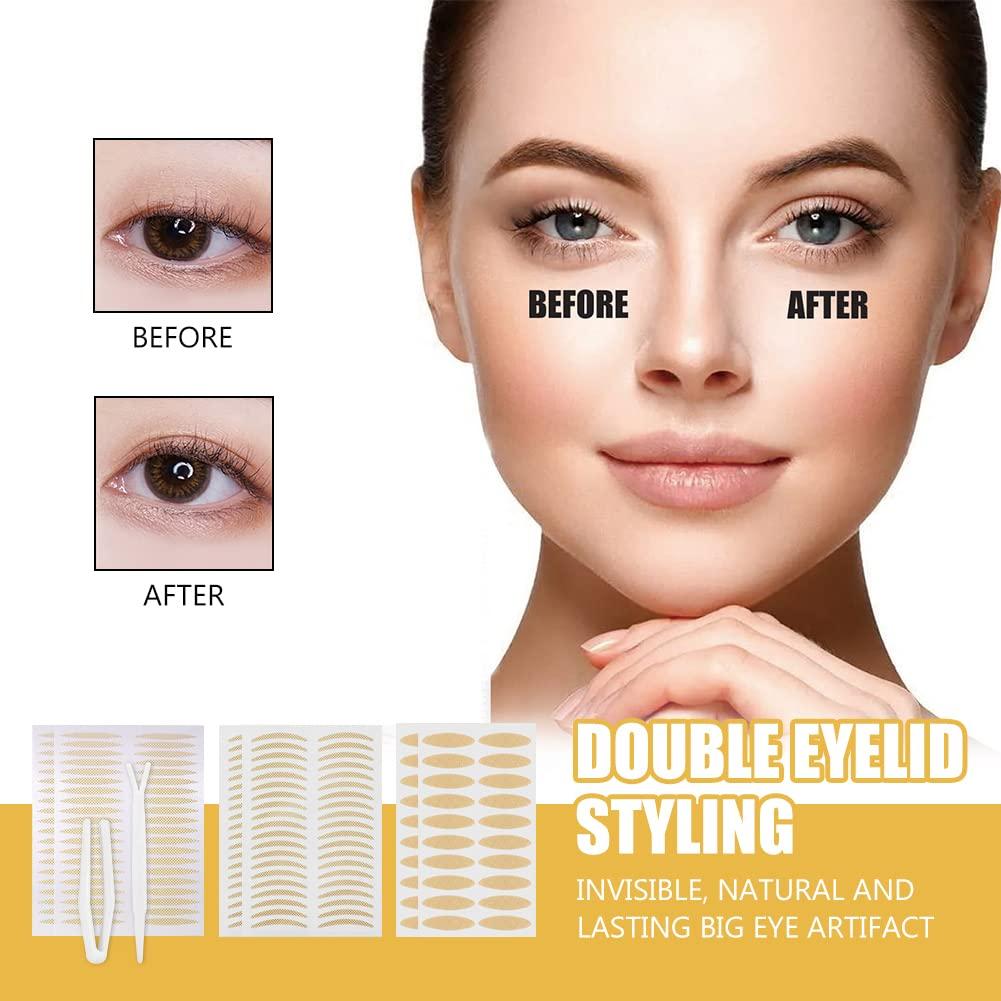 480 Pieces Double Eyelid Tape - Instant Eyelid Lift Stripes for Hooded ...