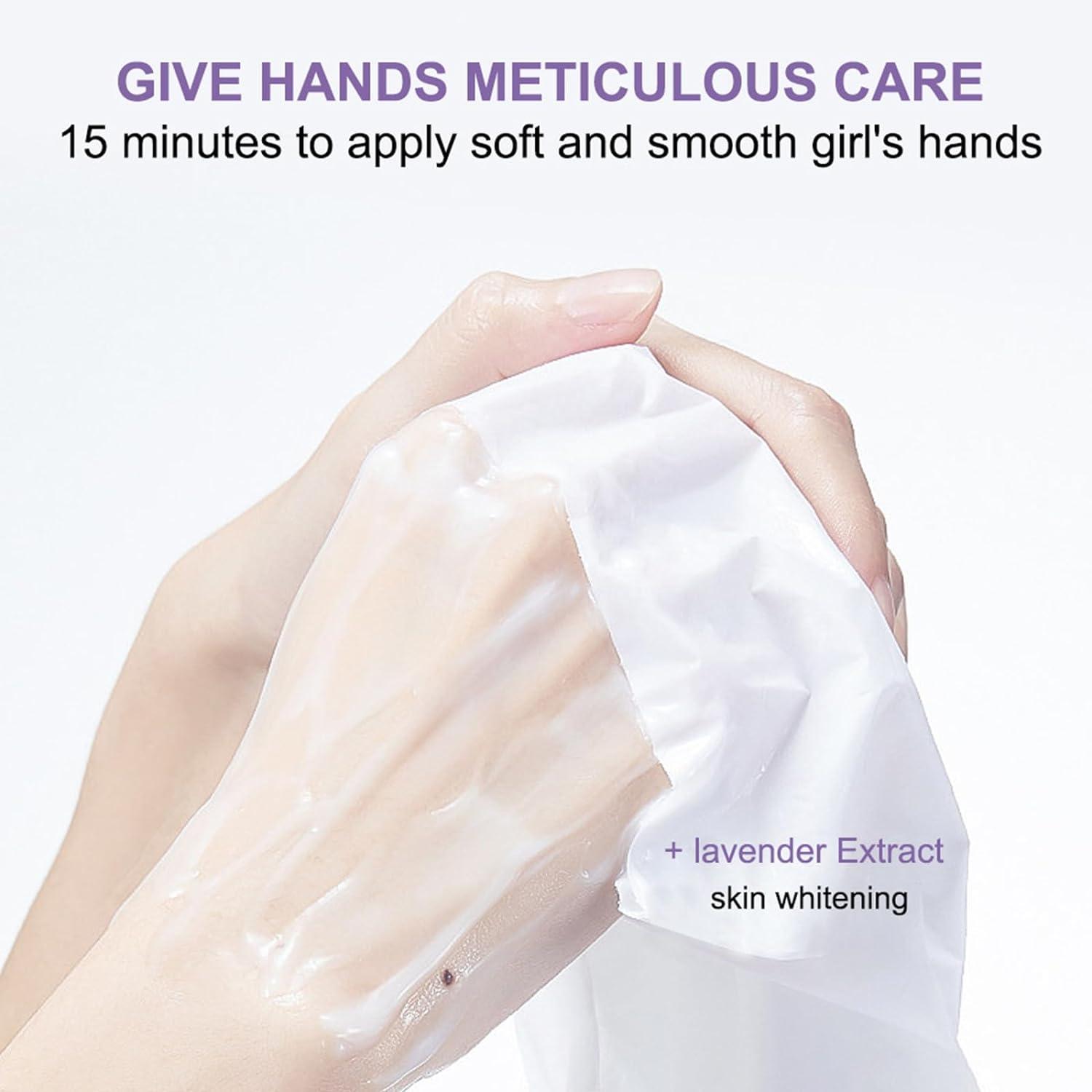 Hand Spa Mask 5 Pairs - Intense Moisturizing Hand Gloves for Dry ...