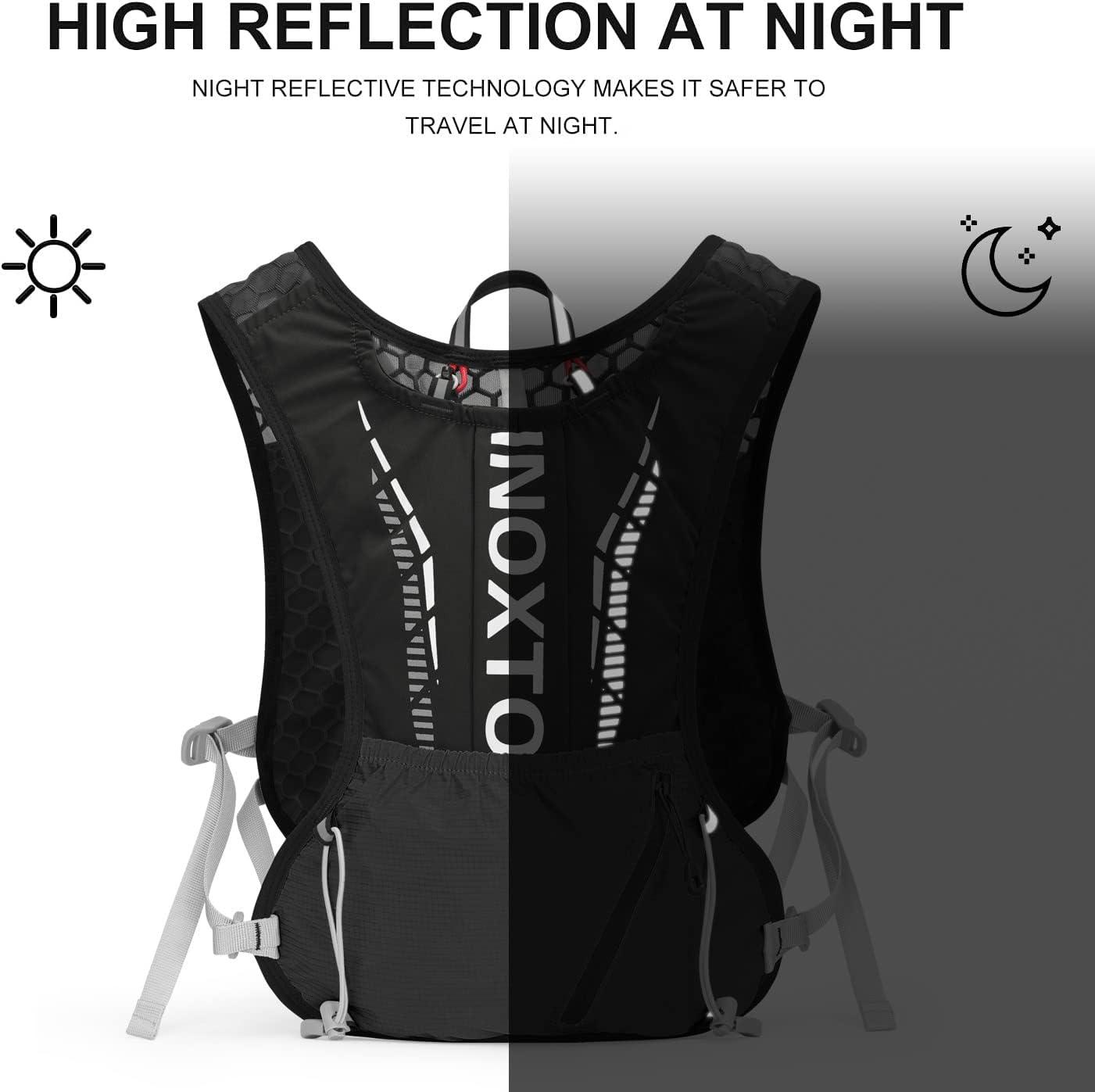 INOXTO Hydration Vest Backpack with 1.5L Water Bladder Bag ...